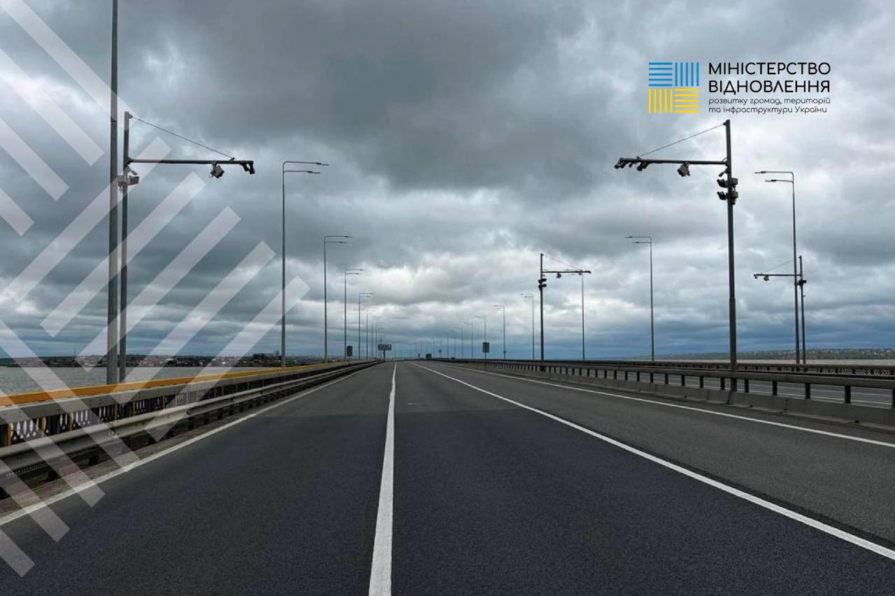 The unique WIM was launched on the bridge across the Khadzhibey Liman ...