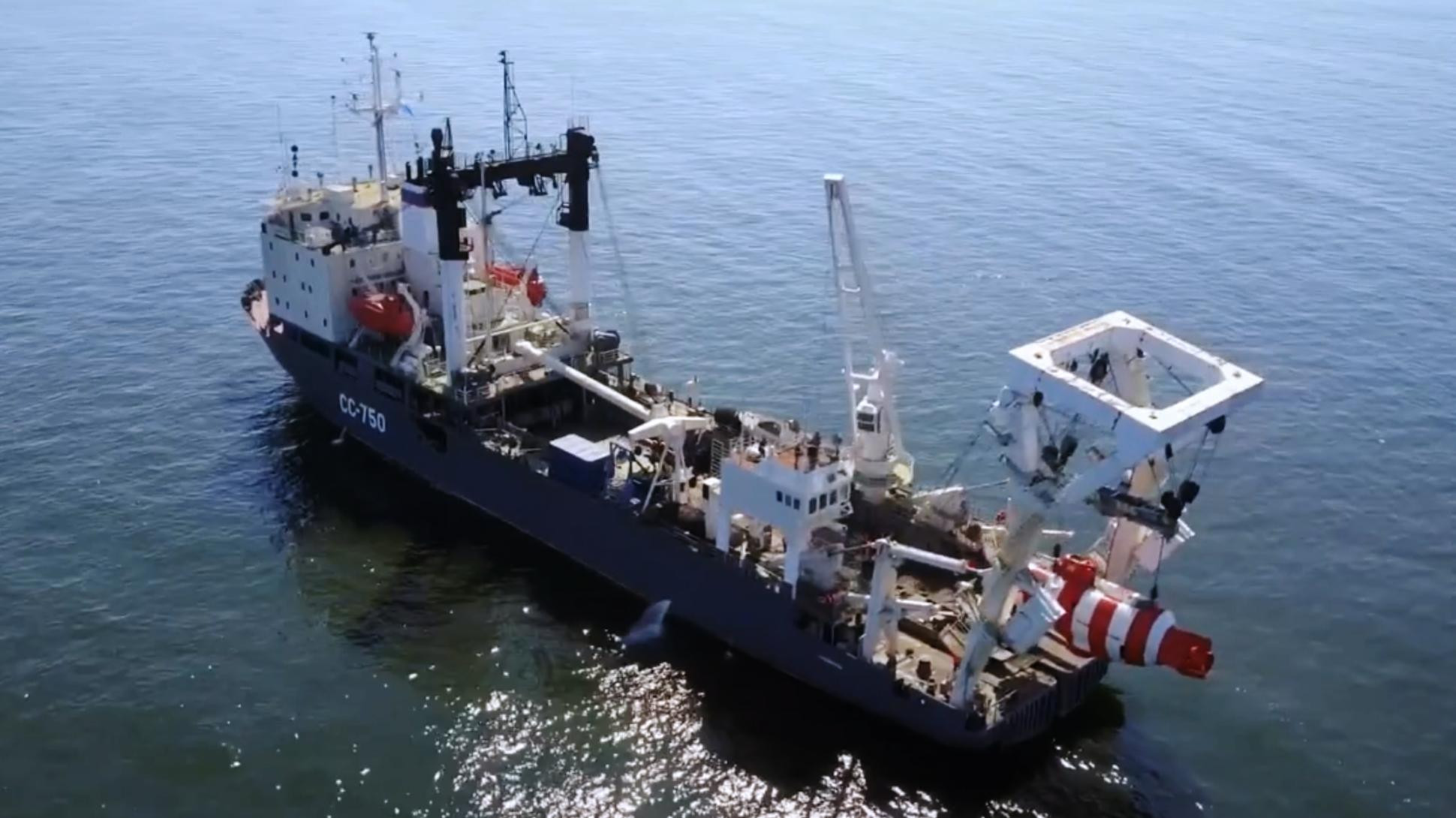 Danish Navy: the russian ship was near the site of the Nord Stream ...