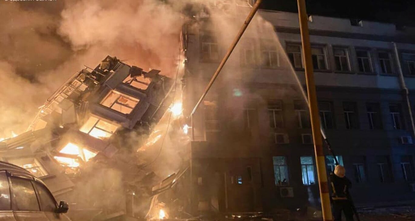 The invaders attacked the port infrastructure of Odesa | Ukrainian and ...