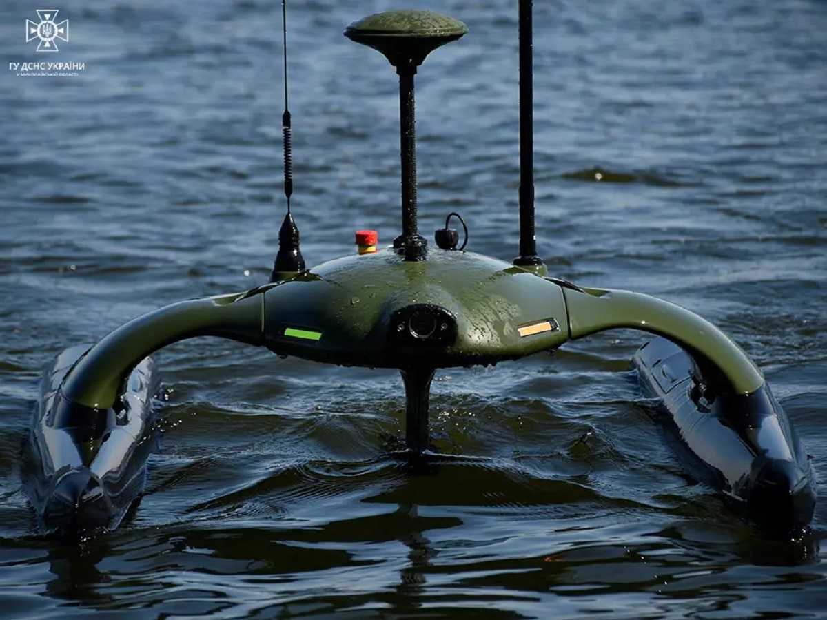 The surface drone was used in the examination of the Black Sea ...