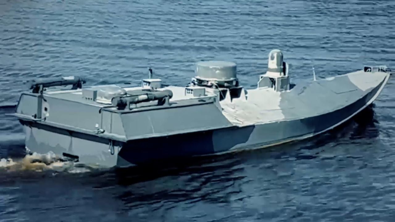 The SBU revealed what became the prototype of the Sea Baby drone ...