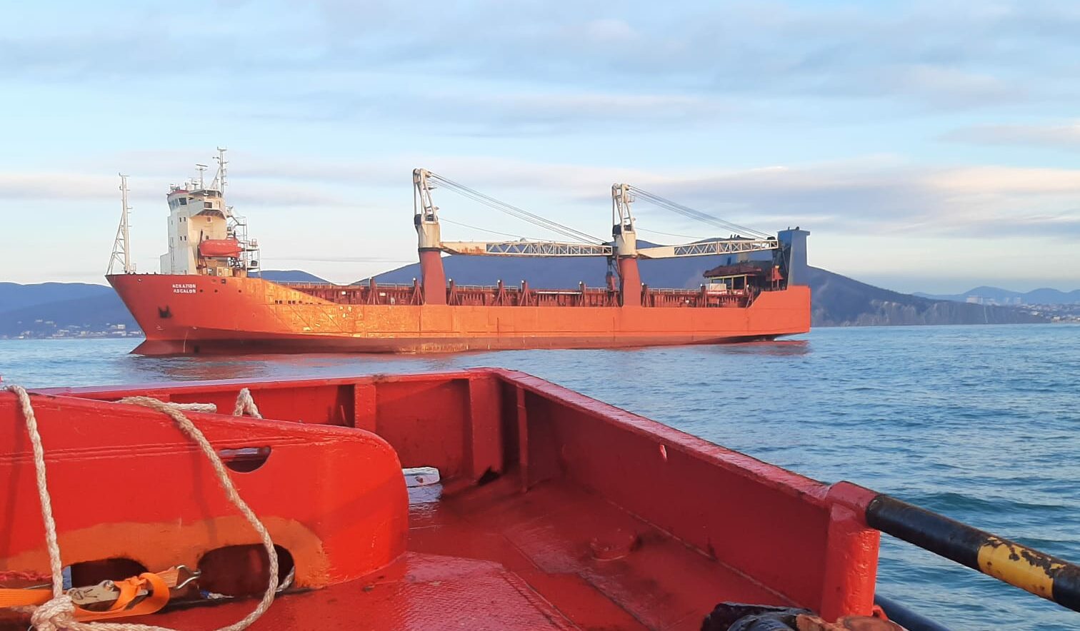 Russian container ship broke down in the Black Sea for the third time ...