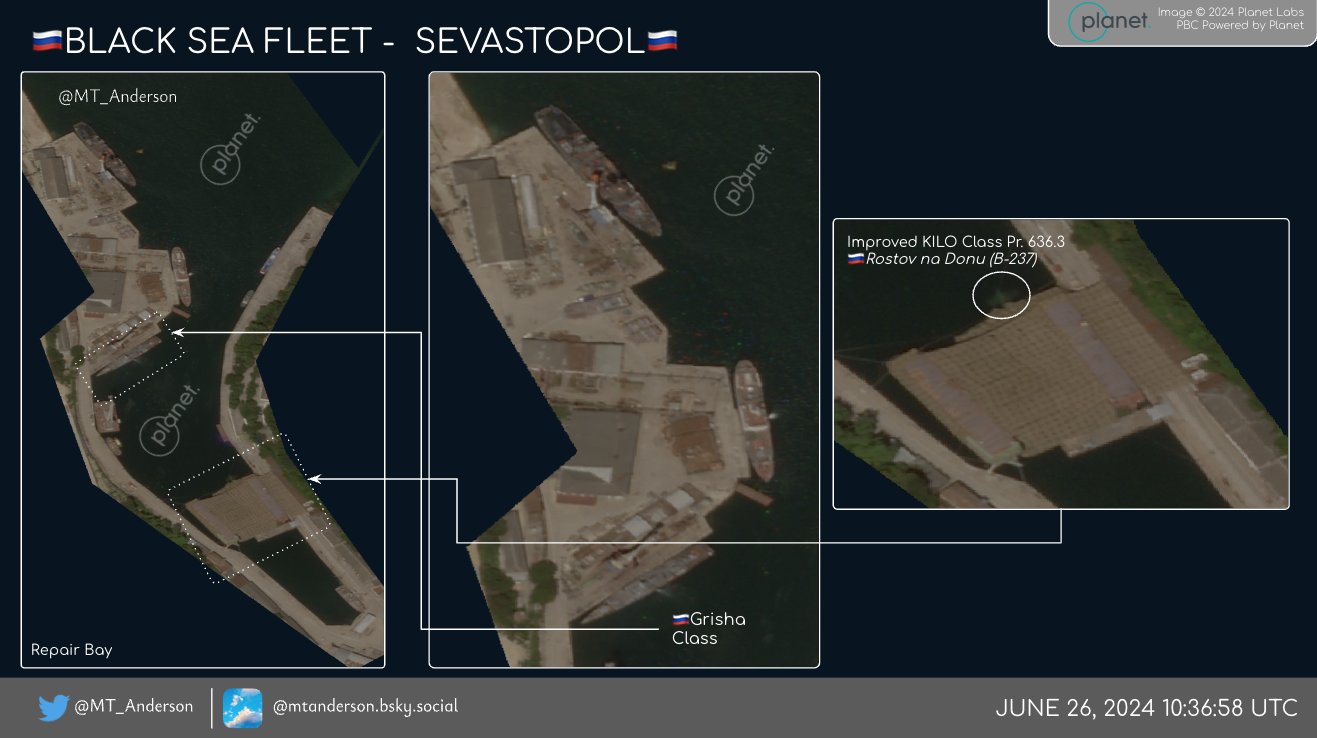 The ship of the Black Sea Fleet of the Russian Federation was under ...