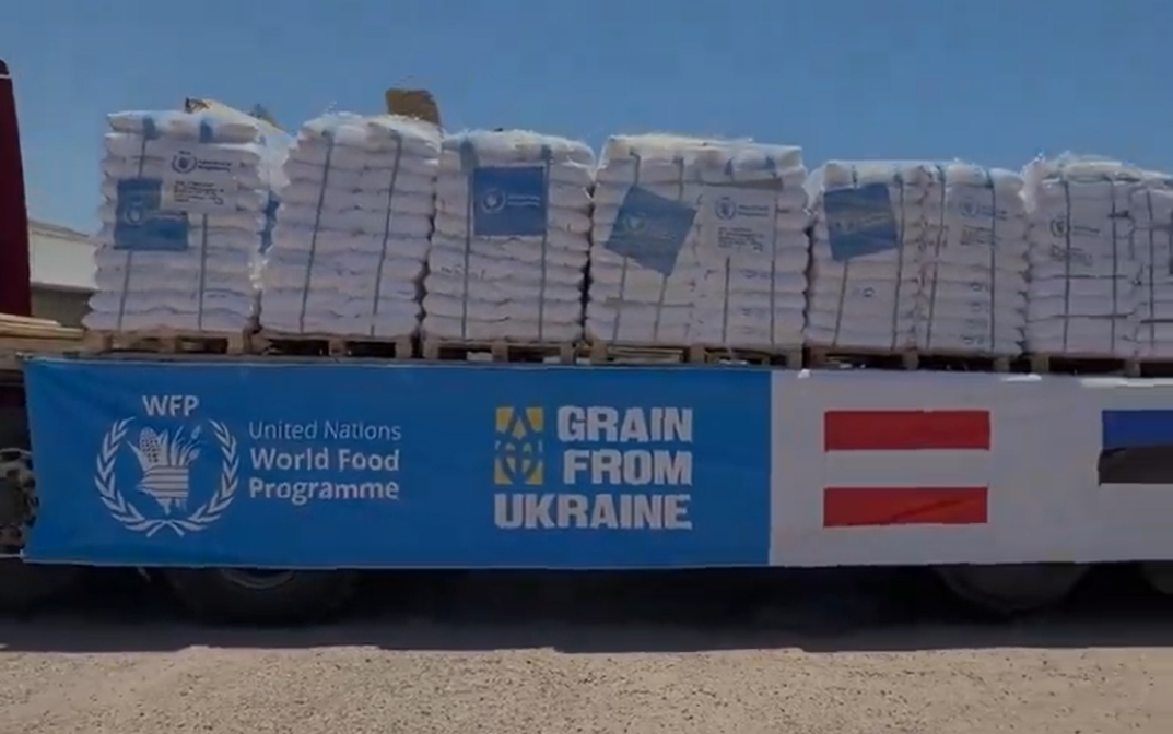 Ukraine delivered flour to Palestine within Grain from Ukraine (video ...