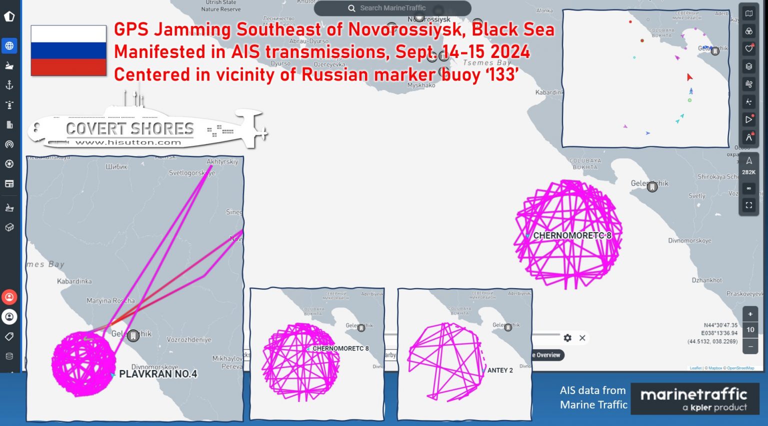 Russians are jamming GPS in the Black Sea to interfere with Ukrainian ...