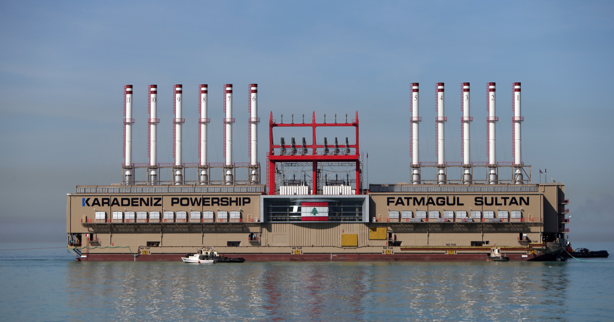 Infrastructure for the first floating power plant is being built in ...