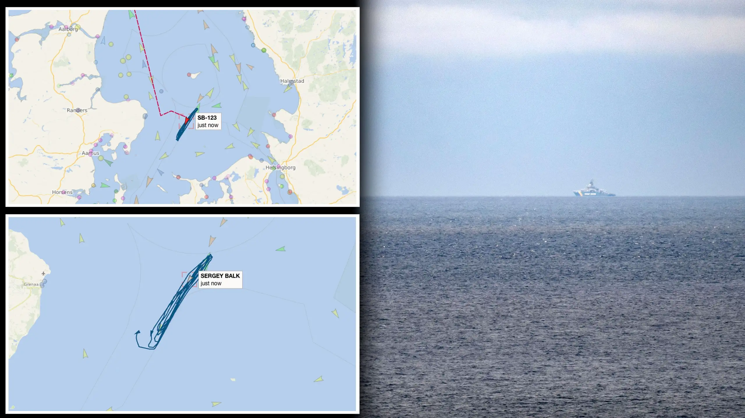 Two Russian ships were spotted in Baltic Sea waters near Denmark and ...
