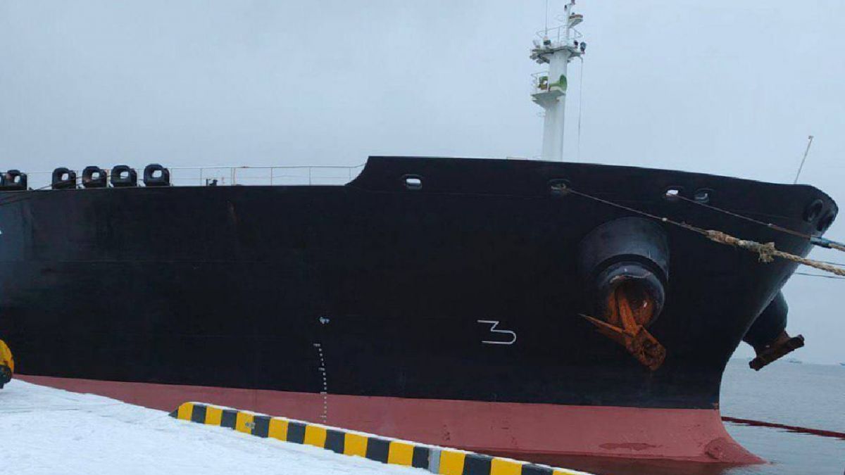 Finland is monitoring a tanker that caught fire in the Russian port of ...