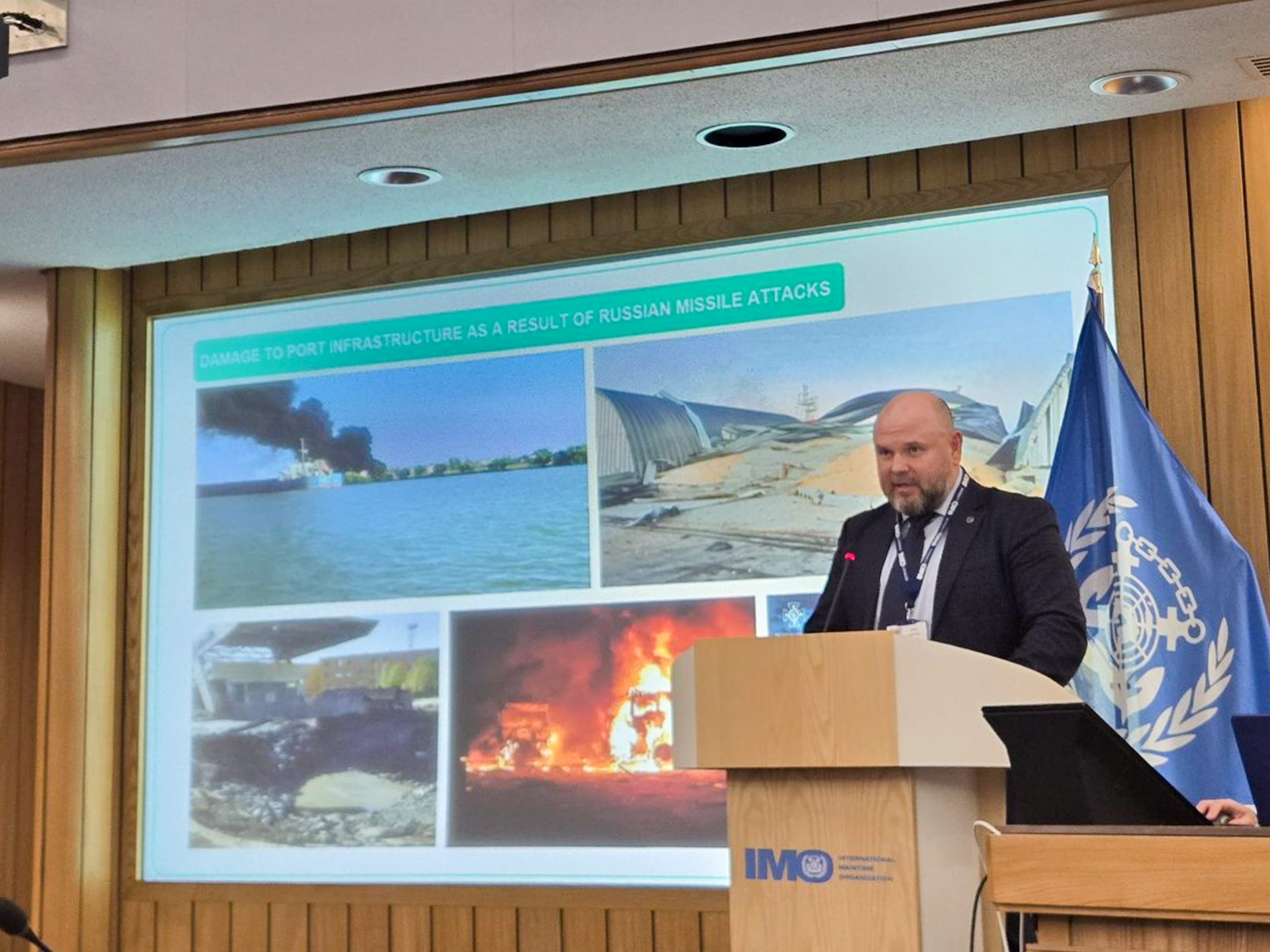 Ukraine spoke for the first time at the session of the IMO Maritime ...