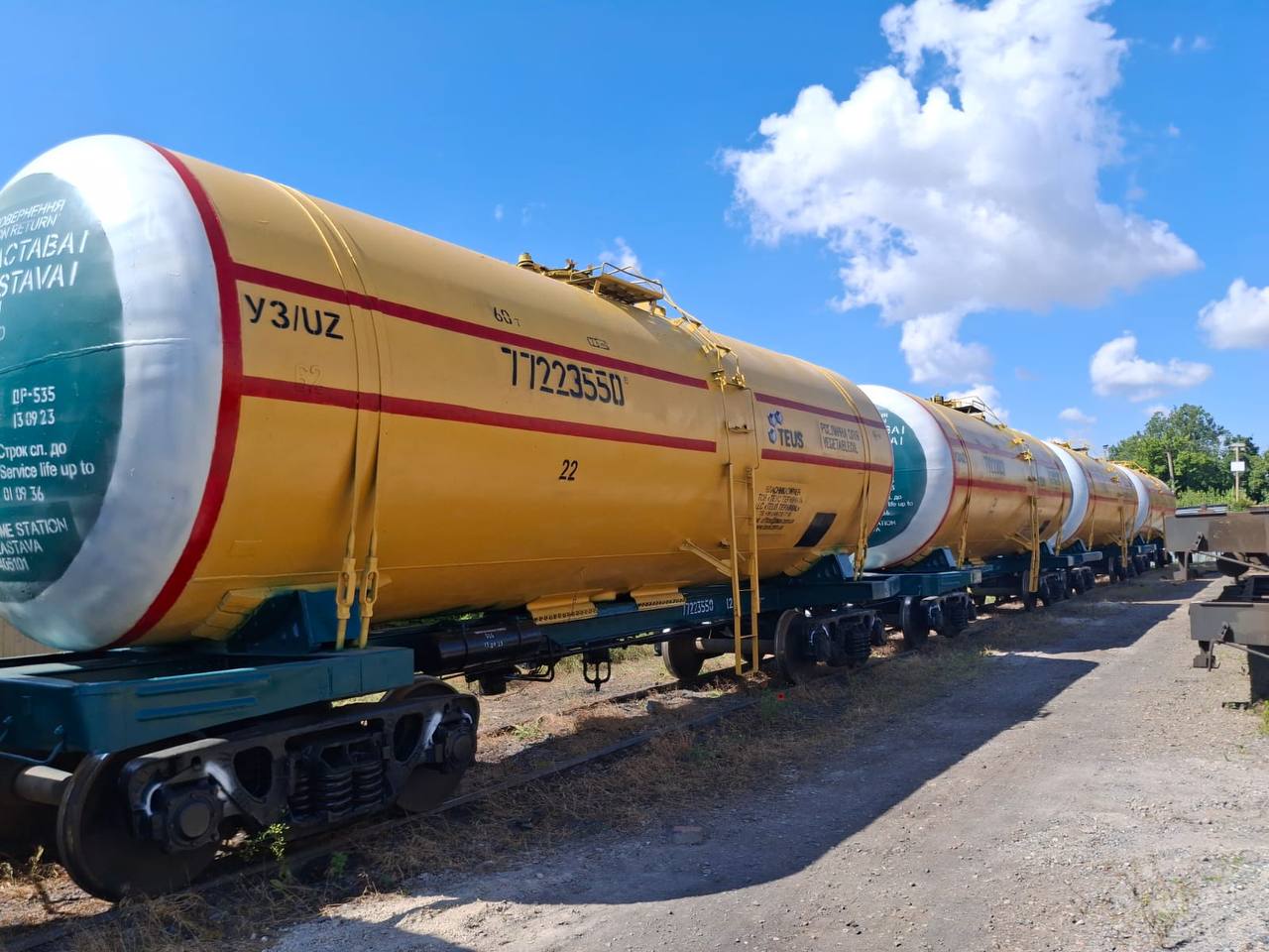 TEUS has replenished its railcar fleet with new tank cars for oil ...