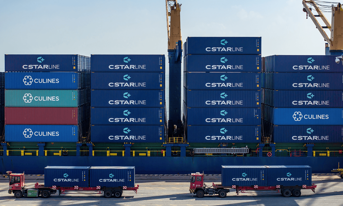 Two large shipping lines CStar Line and STF Shipping have stopped ...