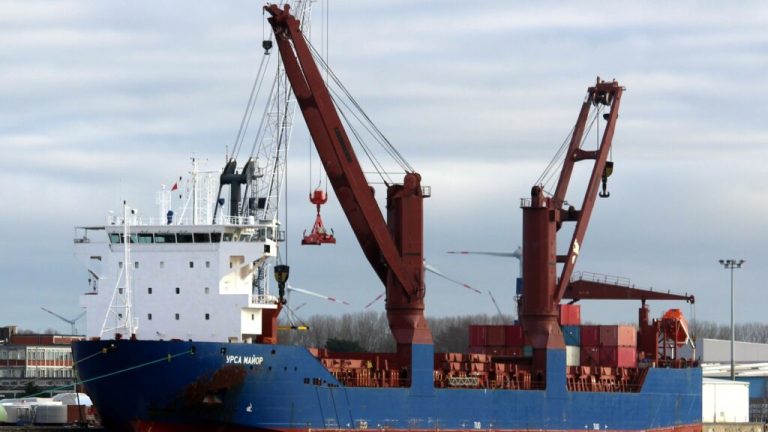 The Russian ship that sank in the Mediterranean Sea last year was ...