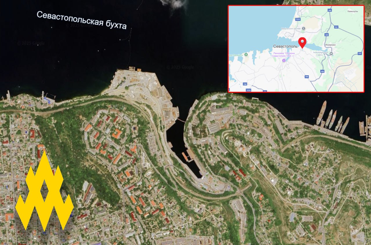 Partisans reconnoitered the main repair base of the Black Sea Fleet in ...