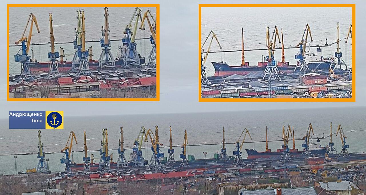 The invaders have resumed navigation in the port of Mariupol ...