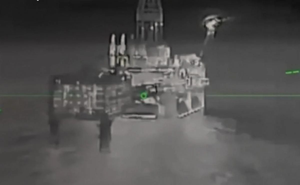 Russian Lukoil drilling rigs hit in the Caspian Sea | Ukrainian and ...