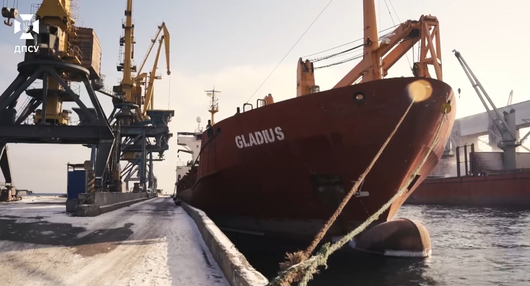 The captain of a ship arrested in a Ukrainian port was informed of ...
