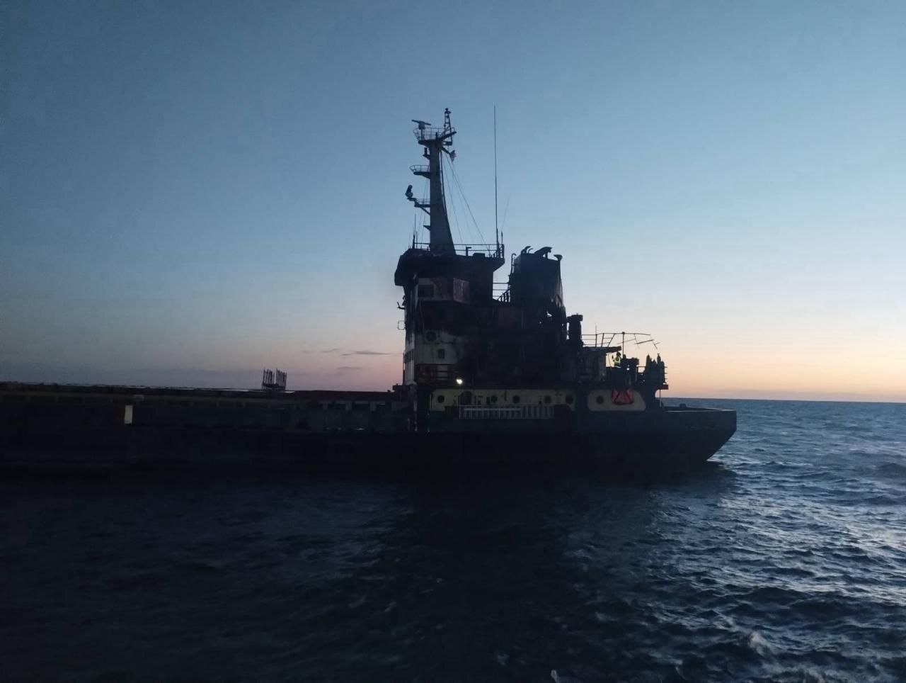 Russia attacked three foreign ships moving through the Ukrainian ...