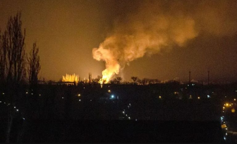 Drones attacked the port of Taganrog: a tanker and a fuel tank caught ...